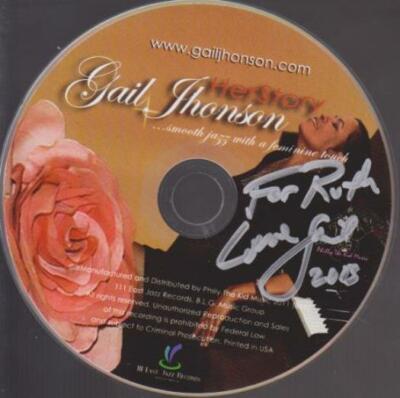 Gail Jhonson: Her Story Signed MUSIC AUDIO CD smooth jazz funk soul ...