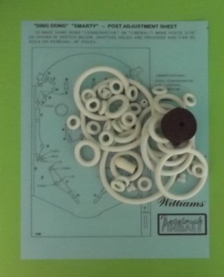 1968 Williams Ding Dong / Smarty Pinball Machine Rubber Ring Kit | eBay
