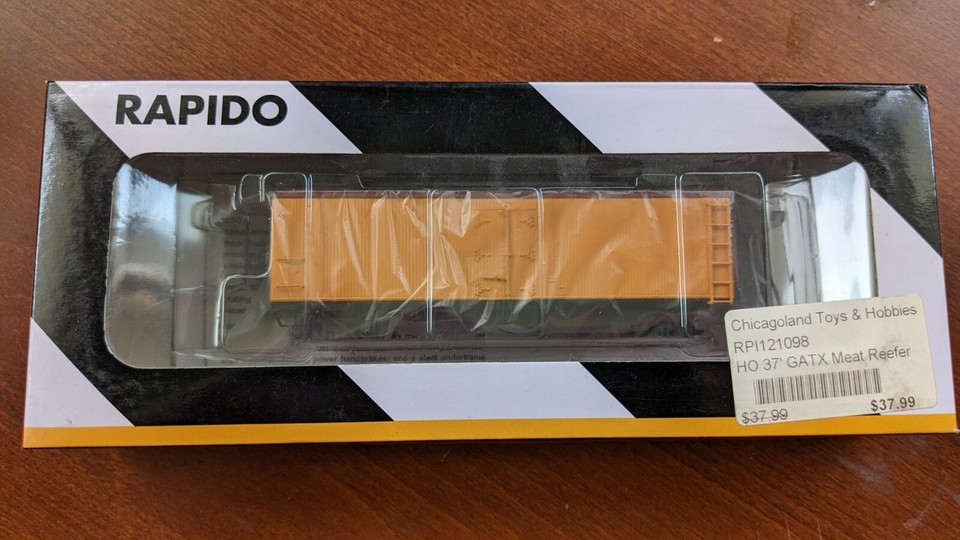 Rapido Trains Inc HO GARX 37' Meat Reefer - Wood - Unmarked | eBay
