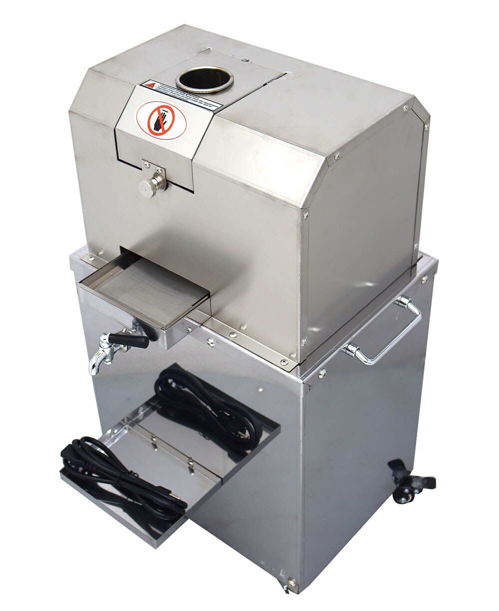 110V Automatic Sugarcane Juicer Sugar Cane Grind Press Machine ...