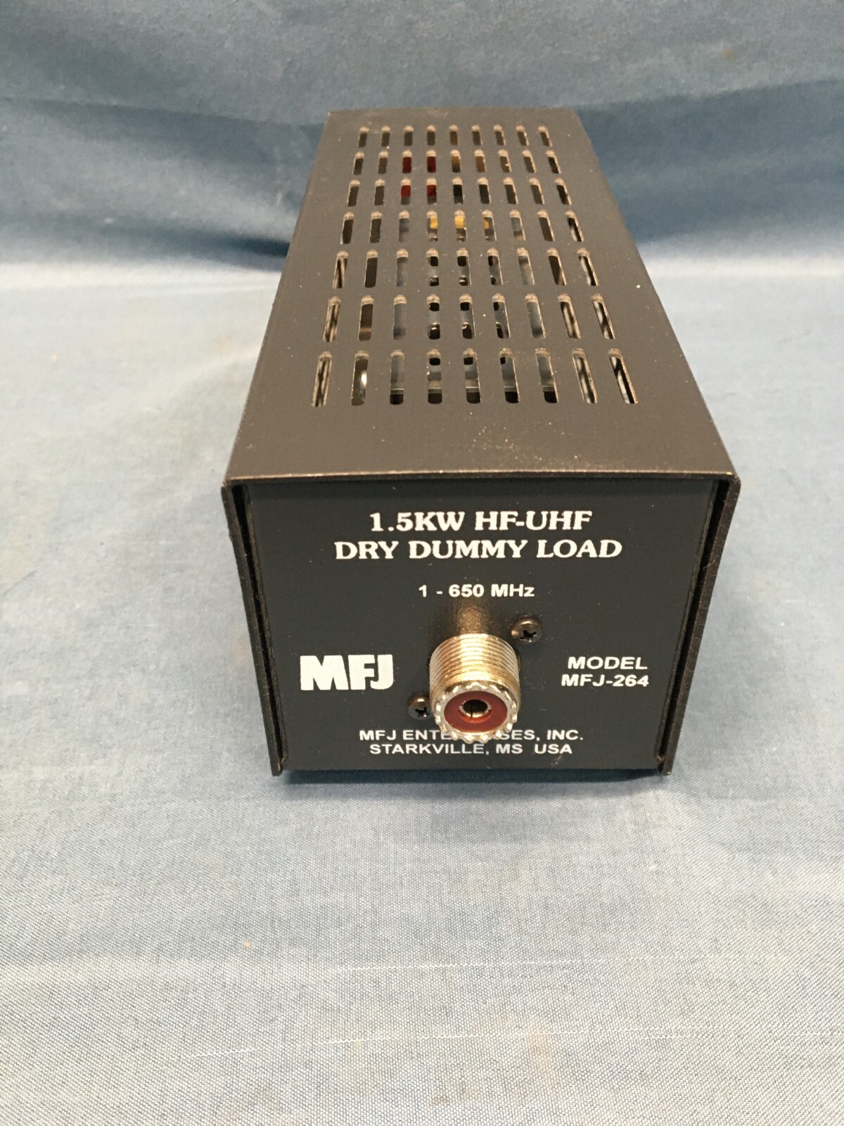 MFJ-264 1.5 KW HF / VHF / UHF Dry Dummy Load 1500 Watts Range 1-650 MHZ ...