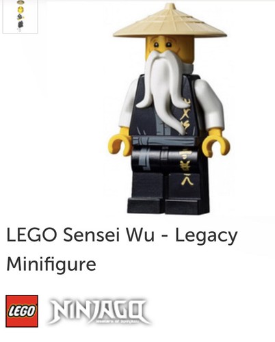 Lego Ninjago Sensei Wu Legacy Minifigure njo495 Sets 71705 71702 70670 ...