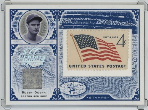 2005 LEAF CENTURY STAMPS RELIC #/100 BOBBY DOERR | eBay