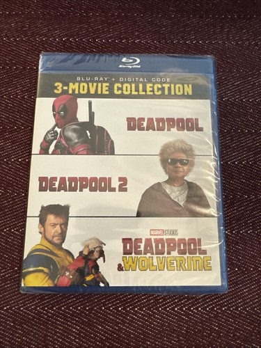 Deadpool: 3-Movie Collection Blu-ray + Digital Code , 2024 Blu-Ray New ...