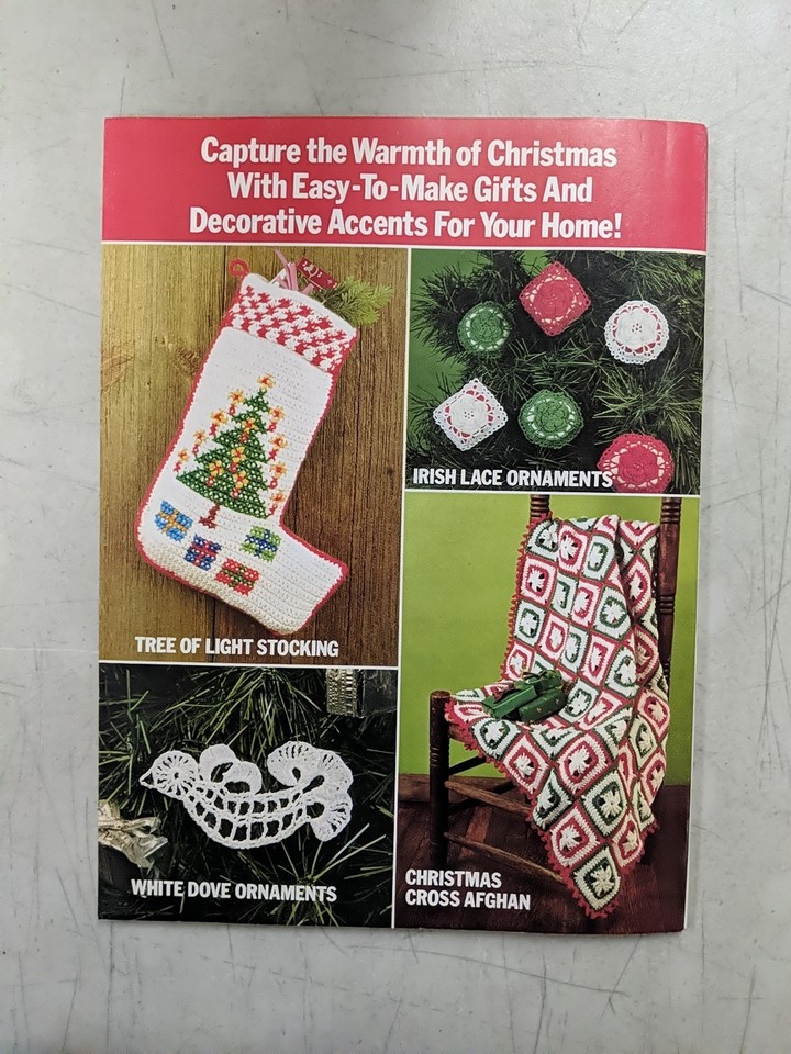 Christmas Crochet Magazine 1988 Harris Publications | eBay
