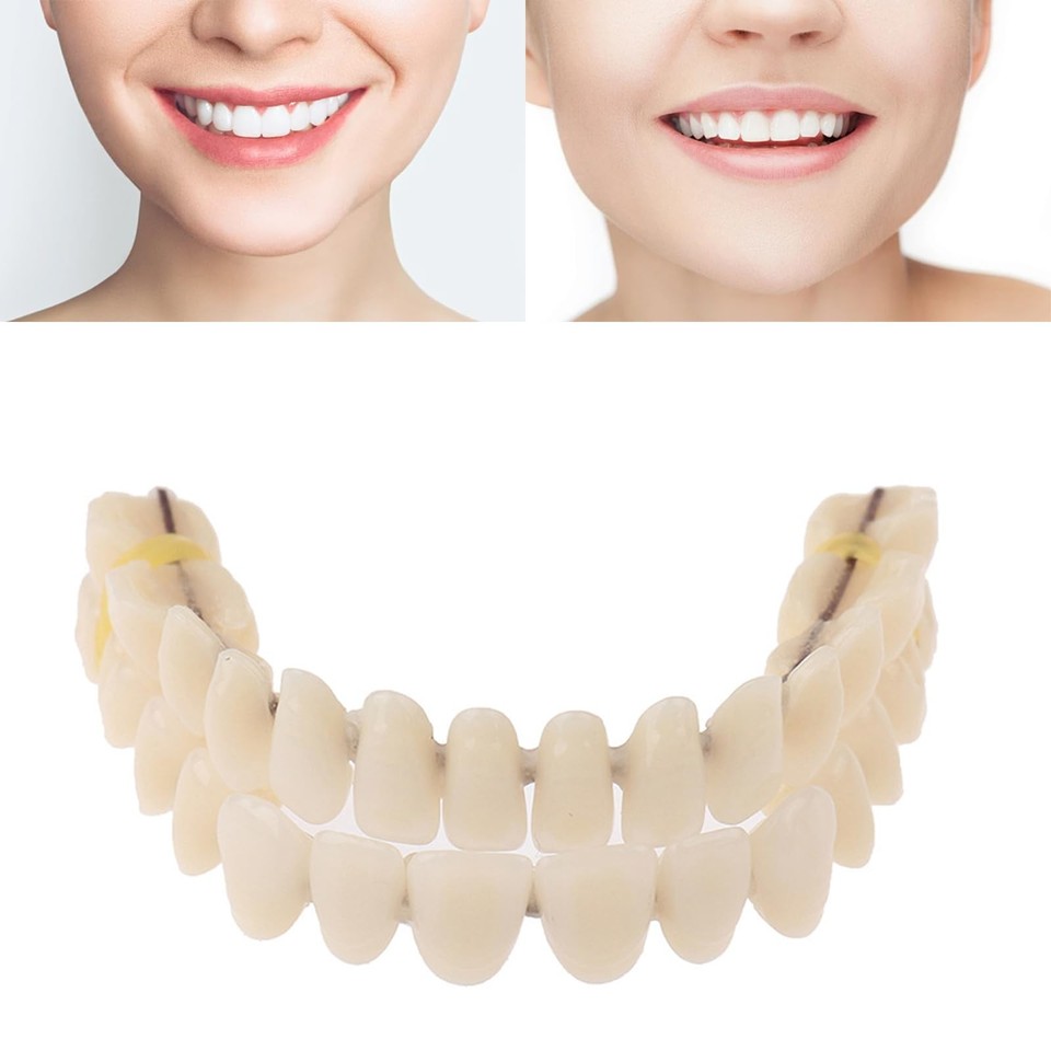 DIY Denture Repair Kit Soft Resin False Teeth for Fixing Missing Teeth ...