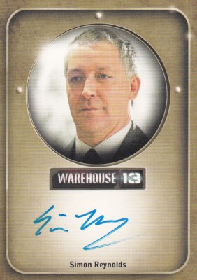Warehouse 13 1 2010 Autograph Card Simon Reynolds - Daniel Dickenson | eBay