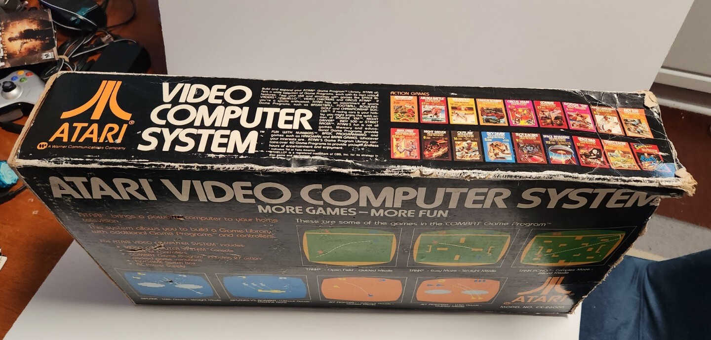 Atari CX-2600A Console Video Computer System Original Box ONLY | eBay