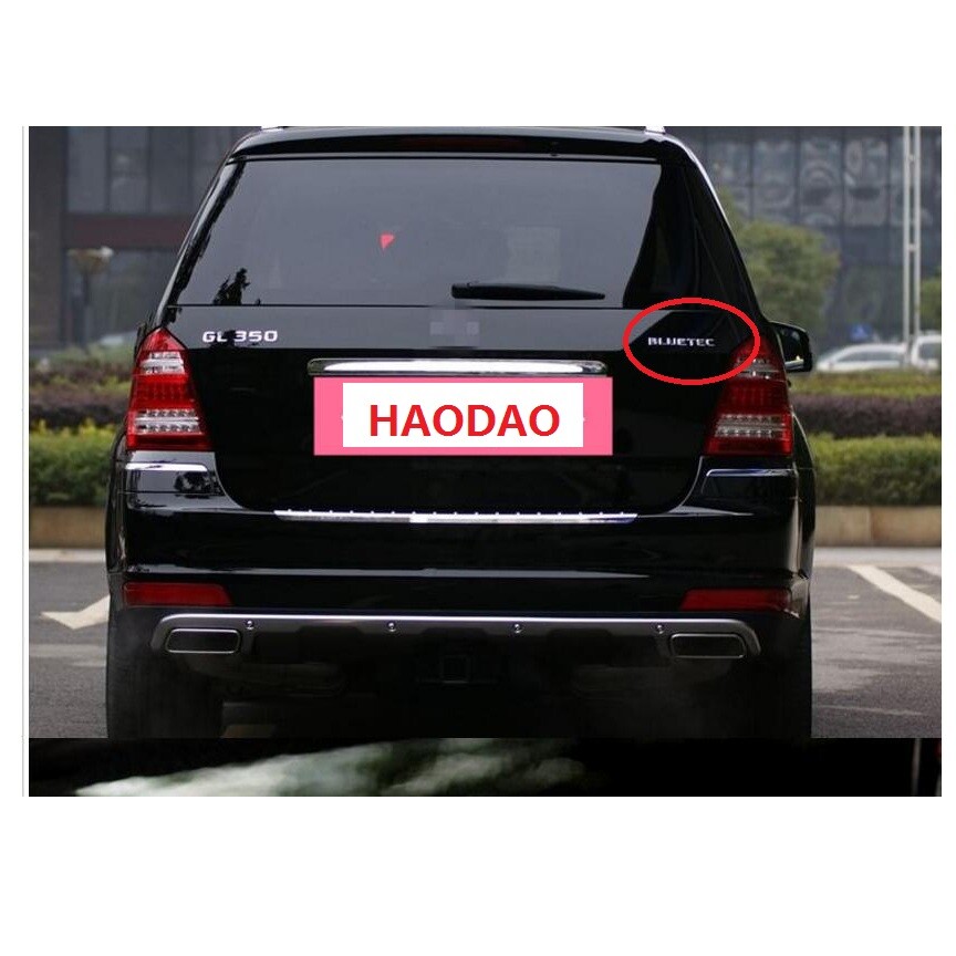 Chrome 3D Letters BLUETEC Trunk Lids Emblems Badges for Mercedes Benz ...