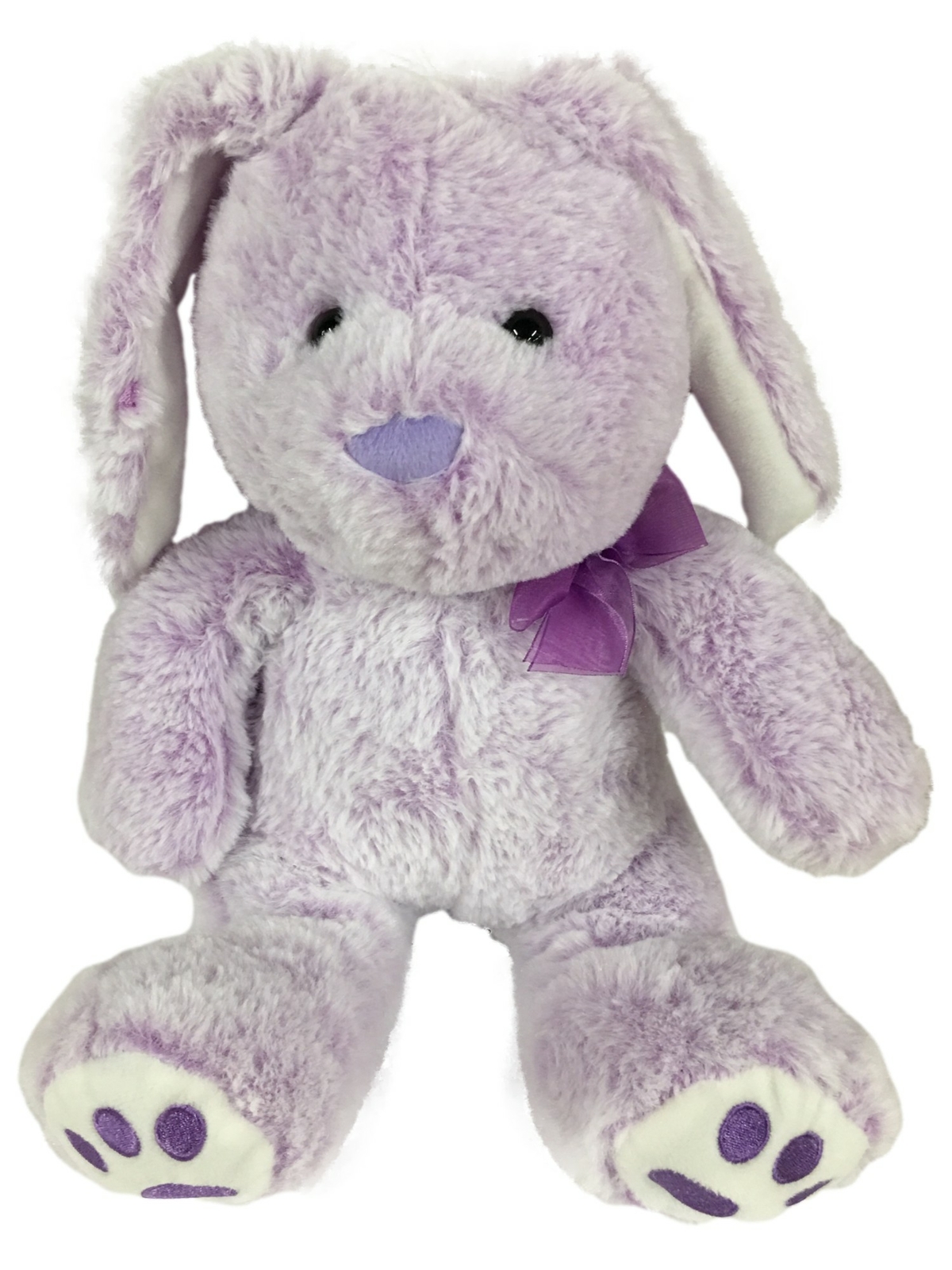 Purple Easter Bunny Plush Cute Soft & Cuddly With Floppy Ears 11 Inches ...