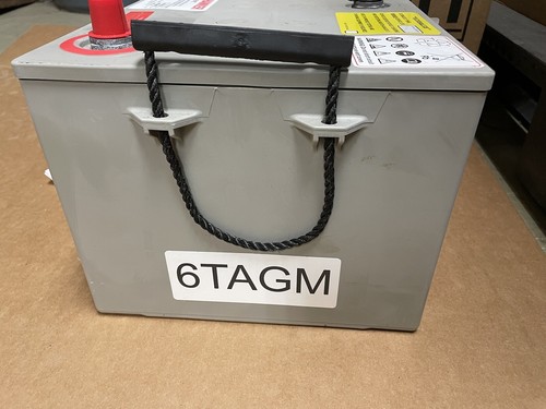 Hawker ARMASAFE PLUS HASP-FT 6TAGM Military BATTERY 12V HMMWV Man. Date ...