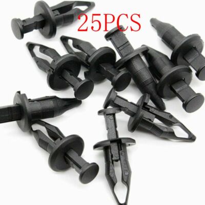 25pcs For GM Bumper Cover Push-Type Retainer Bumper Cover Clips Trim ...