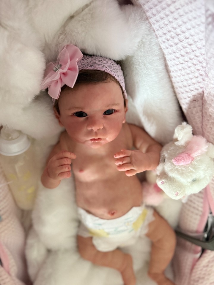 Chloe full body girl linda murray reborn newborn baby like silicone ...