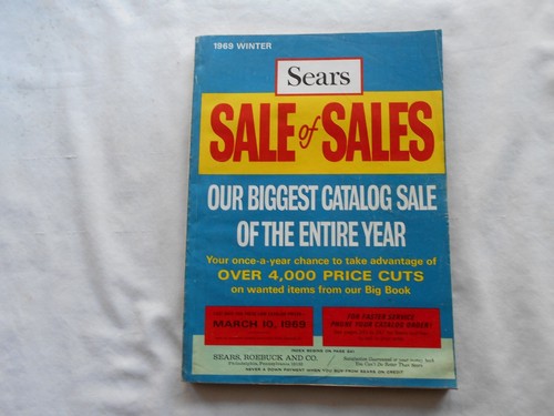 SEARS SALE OF SALES CATALOG WINTER 1969 | eBay