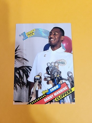 1992-93 Topps Archives #8 Danny Manning #1 Draft Pick RC Rookie ...