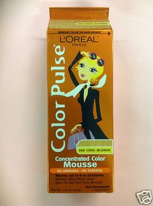 L'Oreal Color Pulse Concentrated Color Mousse ( COOL BLONDE #100) NEW ...
