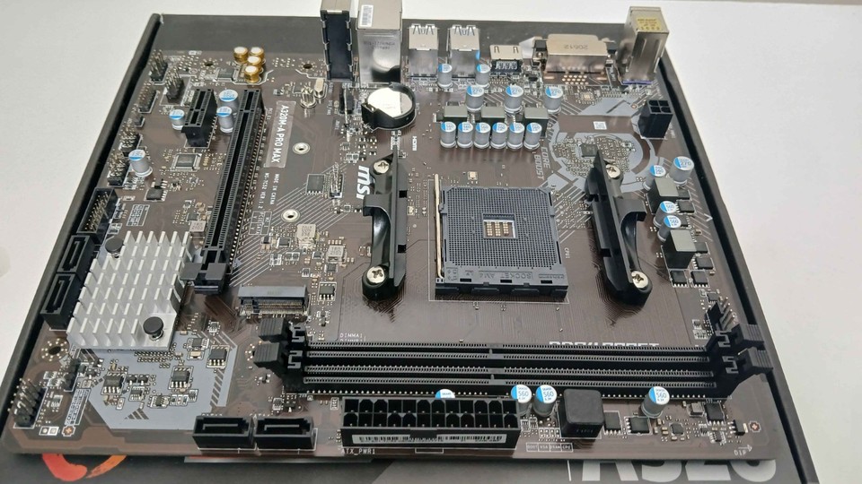 MSI A320M-A PRO MAX motherboard A320M AM4 | eBay
