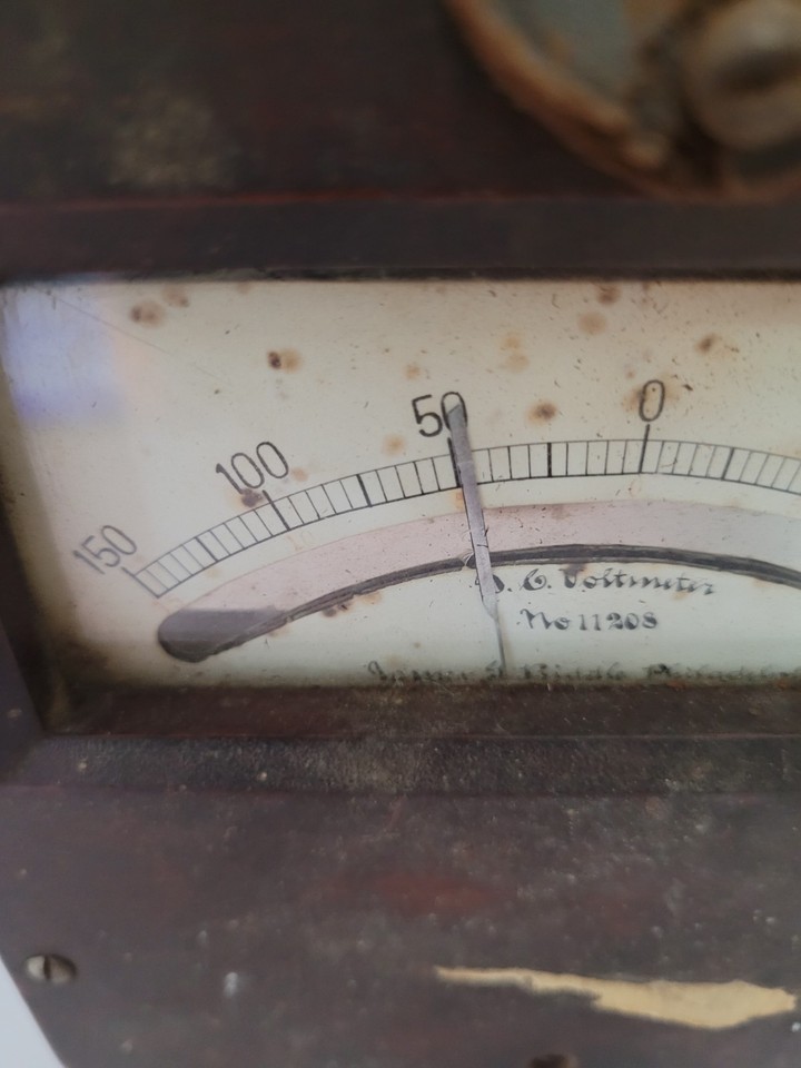 Antique James Biddle Voltmeter Meter Steampunk USA | eBay