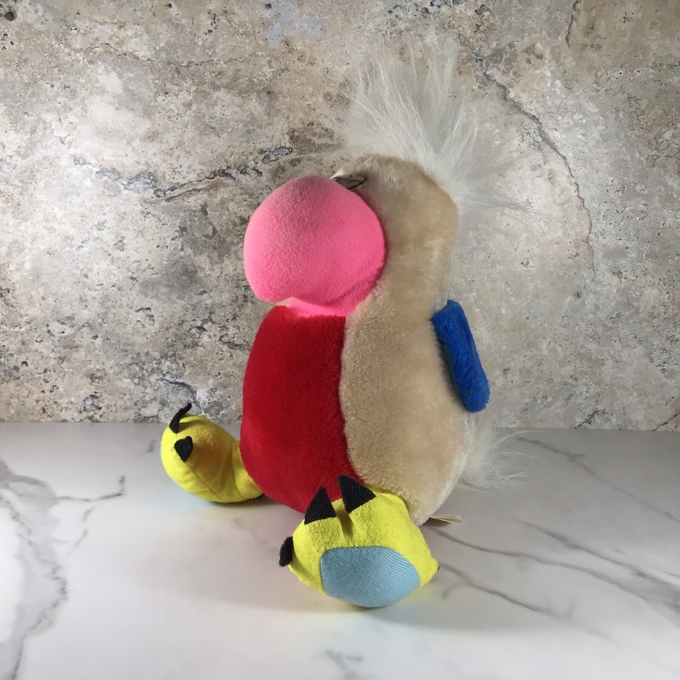 VINTAGE SUGAR LOAF MULTICOLOR DODO BIRD PLUSH STUFFED ANIMAL PLASTIC ...