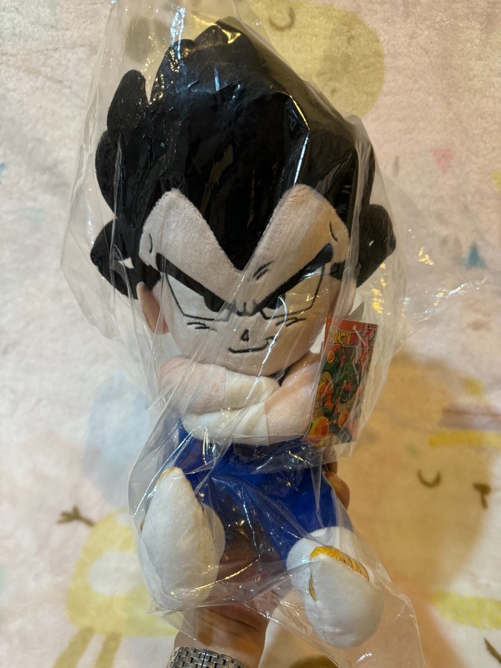 7" Authentic Toei Animation Dragon Ball Z VEGETA Plush Stuffed Doll Toy ...