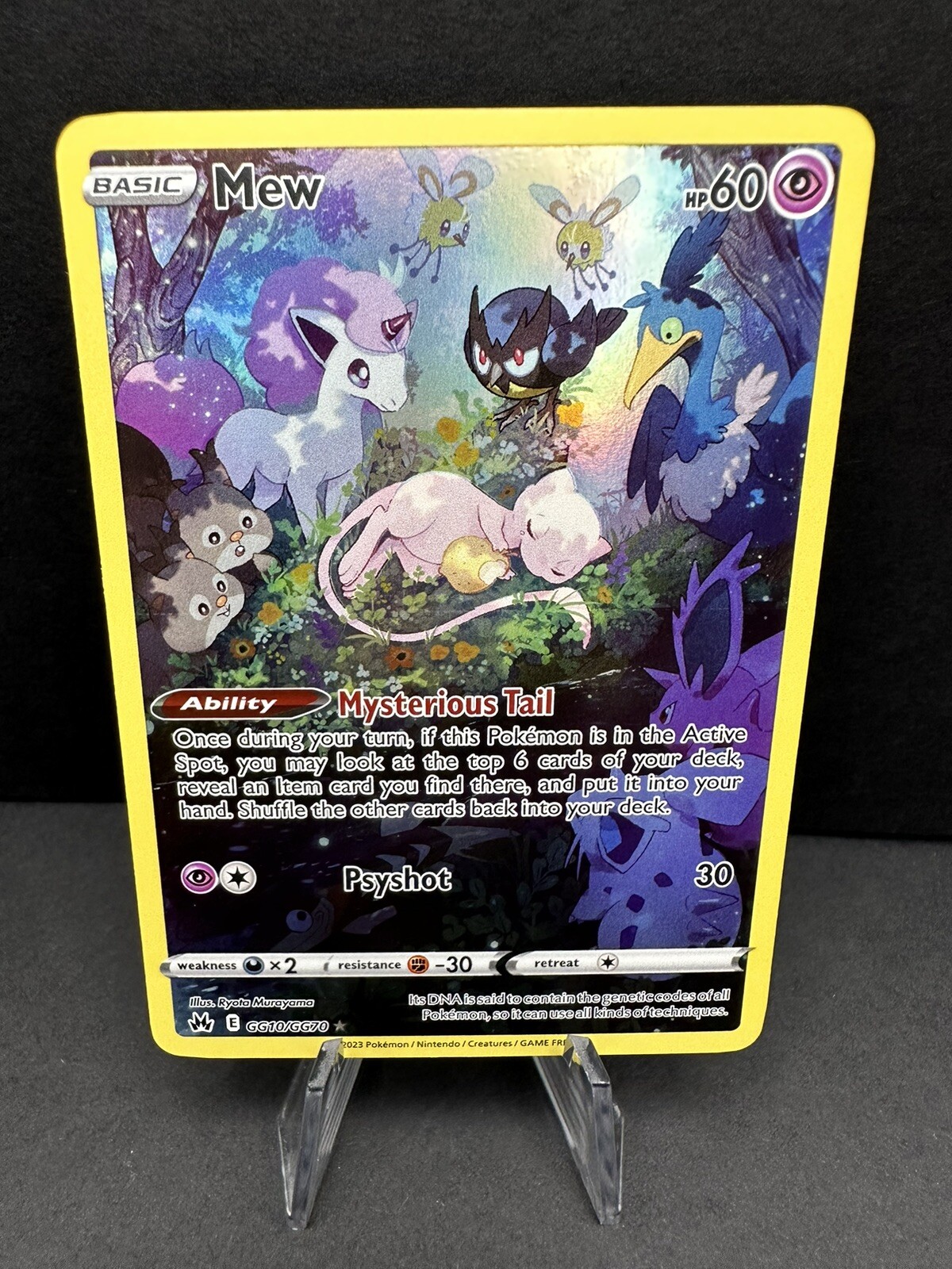 Pokémon TCG Mew Crown Zenith: Galarian Gallery GG10/GG70 Holo Rare Full ...