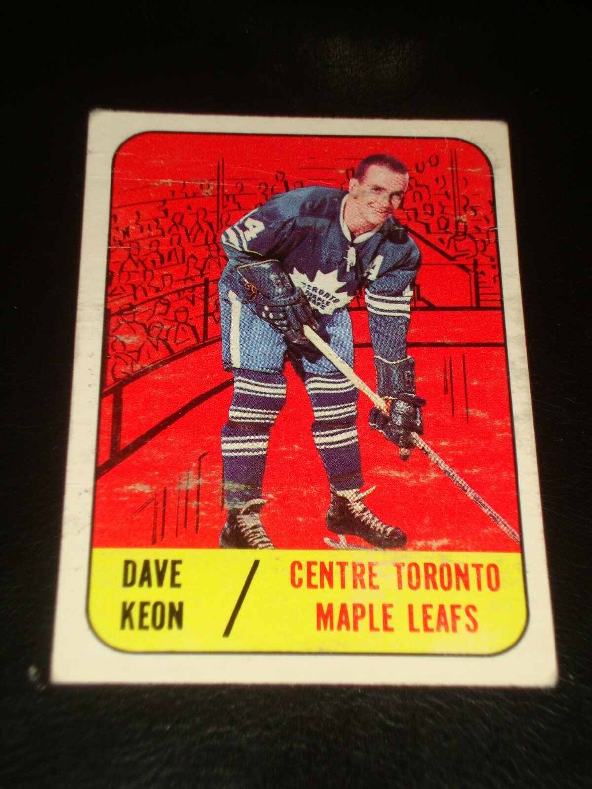 DAVE KEON 1967 Topps #11, TORONTO MAPLE LEAFS, Hockey Card, RARE | eBay