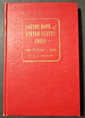 Red Coin Book A Guide Book of United States Coins Price Guide 18th ...