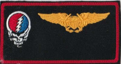USMC Skull Fighter Pilot Nametag Wing Patch A-3 | eBay