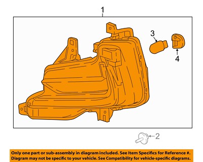 GM OEM 18-21 Enclave Front Lamps Signal Lamps-Signal Lamp Assy 84444302 ...