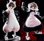 1/12 Machine Girl Plush Suit Jumpsuit Clothes with Gloves Fit 6 ...