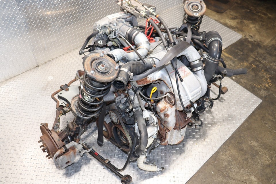 JDM TOYOTA MR2 GTS SW20 3SGTE E153 COMPLETE POWERTRAIN REAR SUBFRAME ...