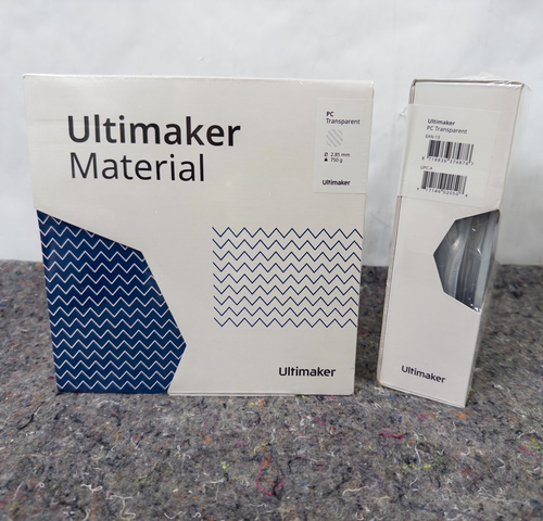 LOT 2 Ultimaker PC Polycarbonate Transparent 2.85mm Filament 750g 3D ...