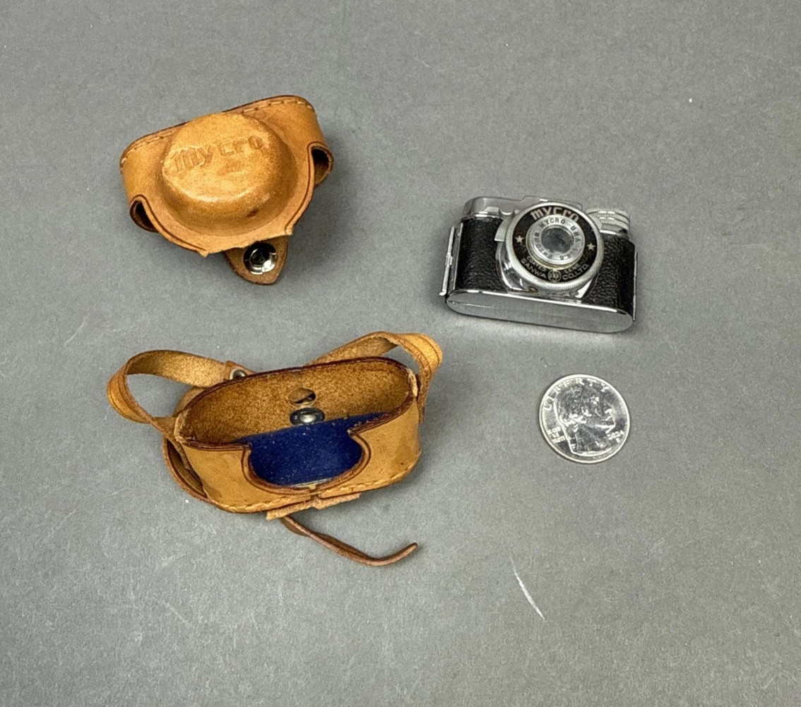 Vintage MyCro Miniature Camera w/Case 20 mm SANWA CO. LTD. - Super C00L ...