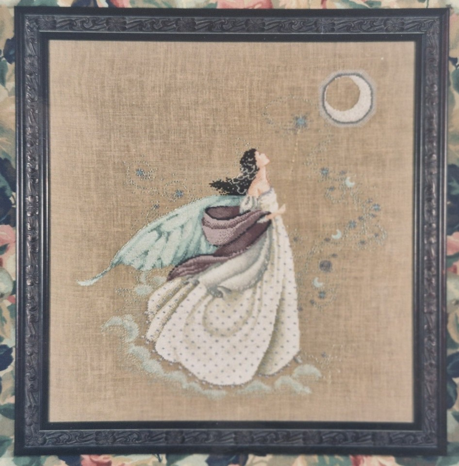 Vintage Mirabilia Cross Stitch Chart - The Fairy Moon - design Nora Corbett | eBay UK