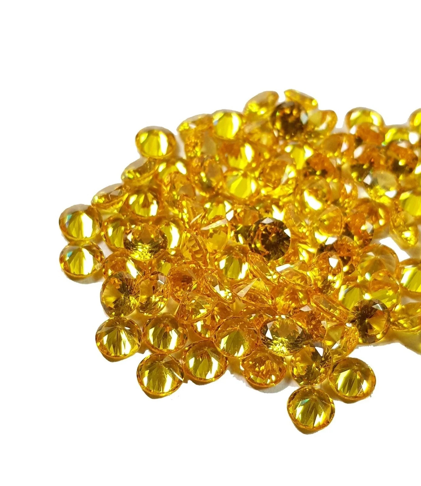 4 mm (54 Pcs) Natural Round Cut Mix Color Zircon Certified Gemstone 6 ...