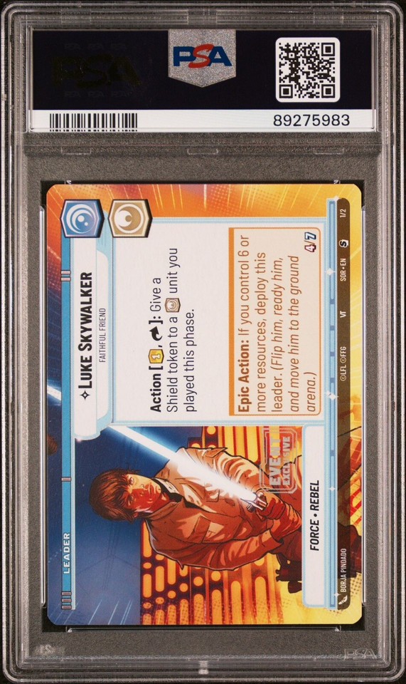 Signed Star Wars Unlimited Luke Skywalker - Event Exclusive Promo PSA ...