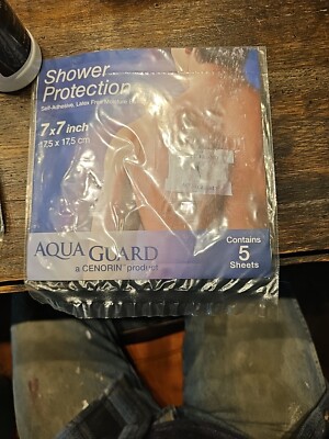 Free Ship (1) 5 Pack Latex Free Moisture Barrier Shower Protection ...