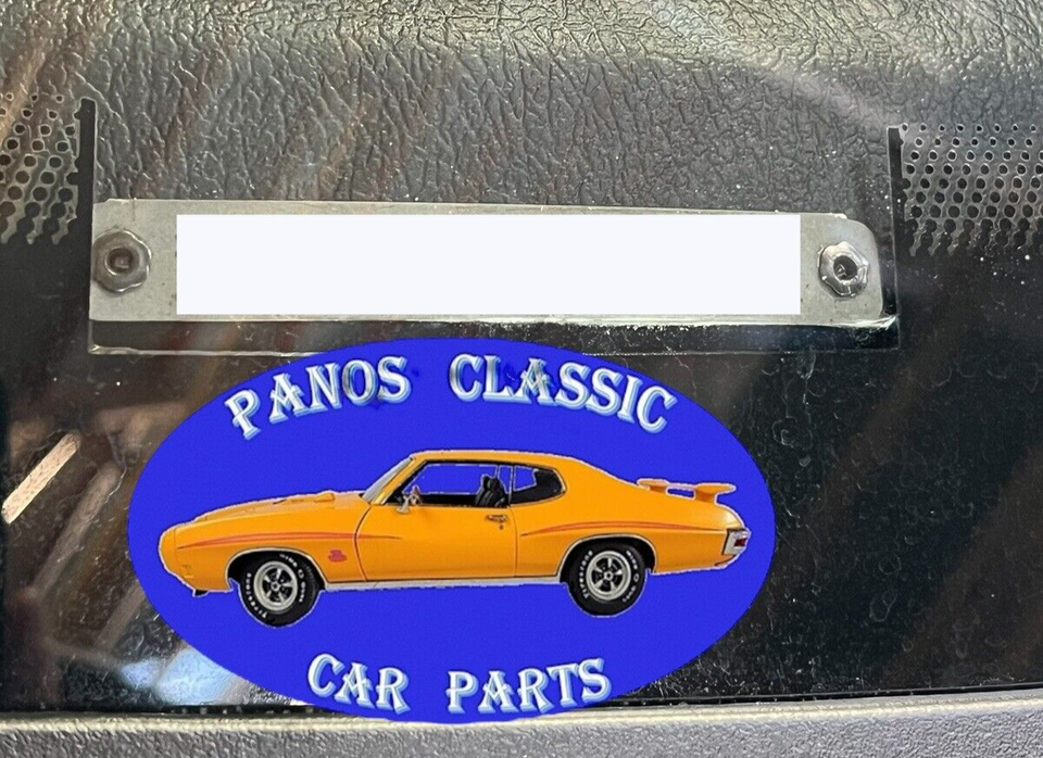 VIN DATA TAG NOS 1/8" Rivets Stainless Number Dash Factory Correct USA ...