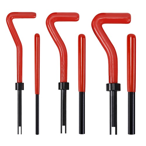 25PCS Thread Repair Kit HSS Twist Drill Bit Set Metric Helicoil M3 M6 ...