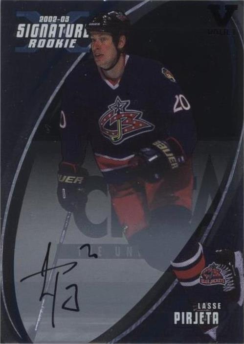 2002-03 In the Game Be A Player Signature Series - Lasse Pirjeta #189 ...
