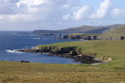 Photo 6x4 West coast of Unst from Newgord Westing/HP5705 From the Breck ...