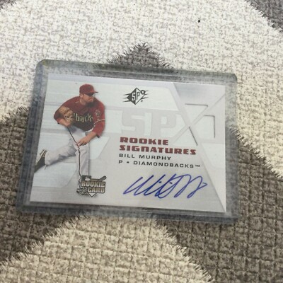 2008 SPx Rookie Signatures Bill Murphy #101 Auto | eBay