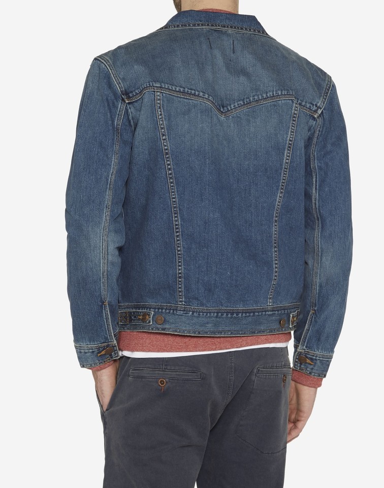 Mens Wrangler Classic Western Denim Jacket | eBay