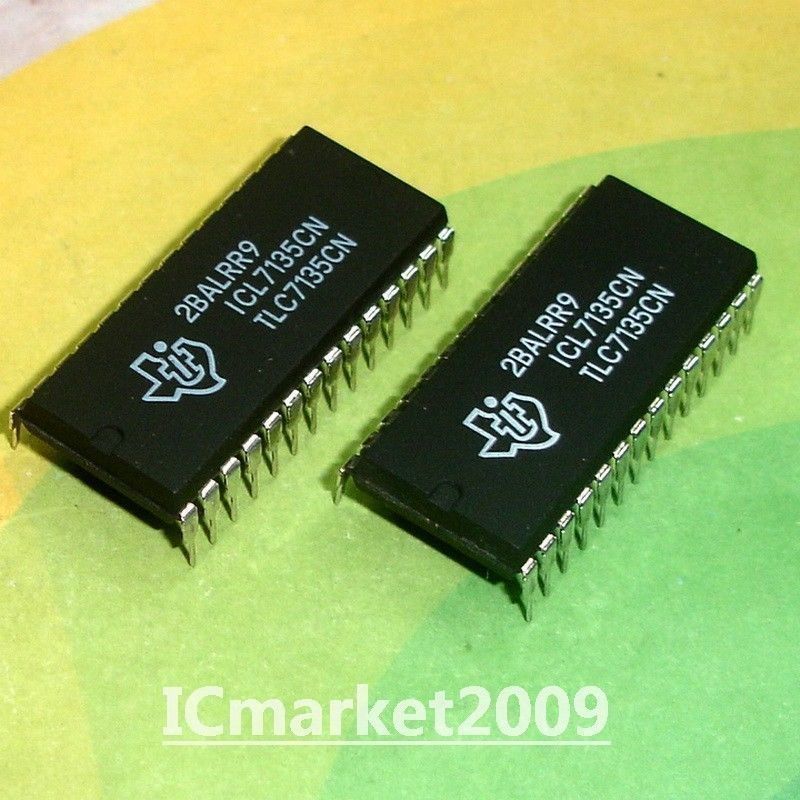 2 PCS ICL7135CN DIP-28 ICL7135 TLC7135CN A/D Analog-to-Digital ...