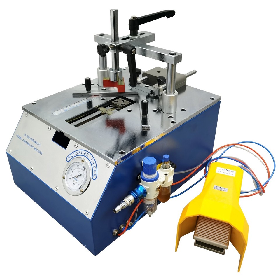 Desktop Angle Nailing Machine Pneumatic Picture Frame Nail Angle ...