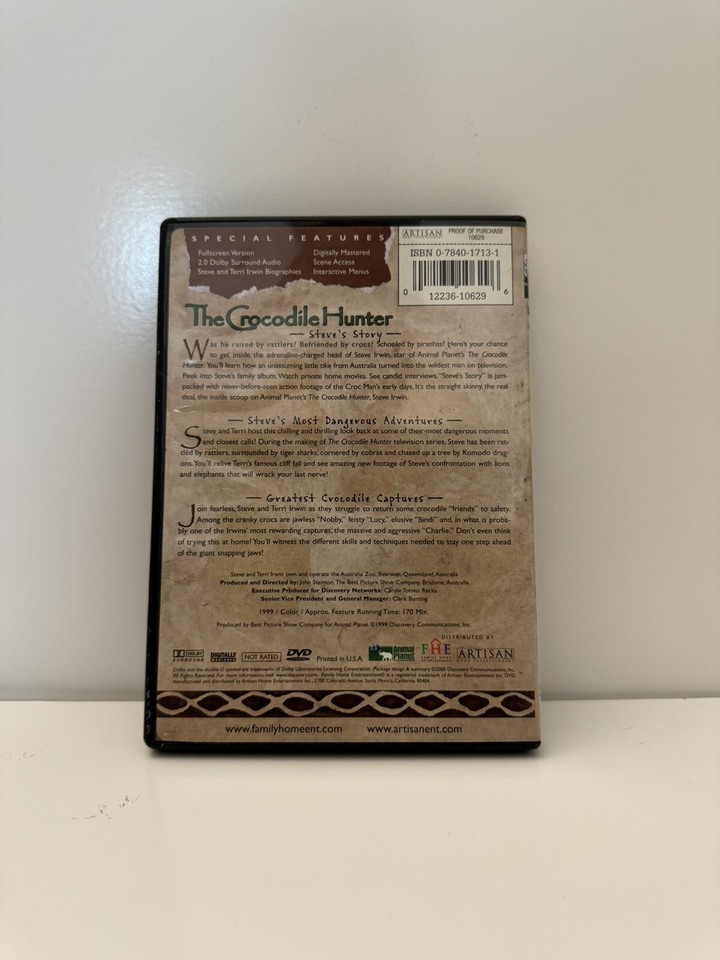 THE CROCODILE HUNTER - Steve's Story/Most Dangerous Adventures/Greatest ...