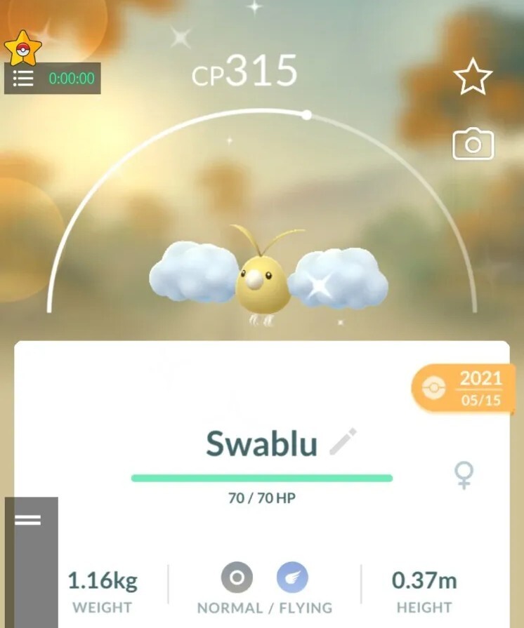 Pokémon Go Trade ️ Shiny Swablu ️ | eBay