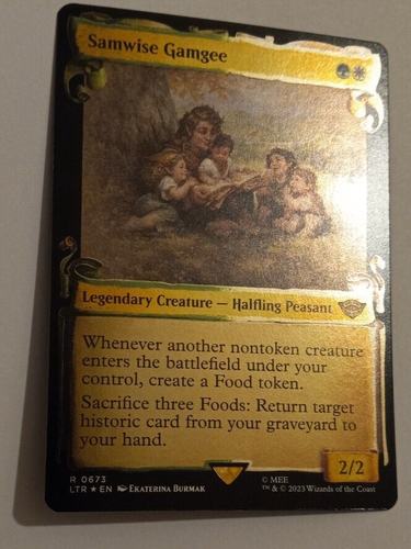 Samwise Gamgee Showcase Scrolls Foil NM/M LOTR Lord of the Rings MTG | eBay