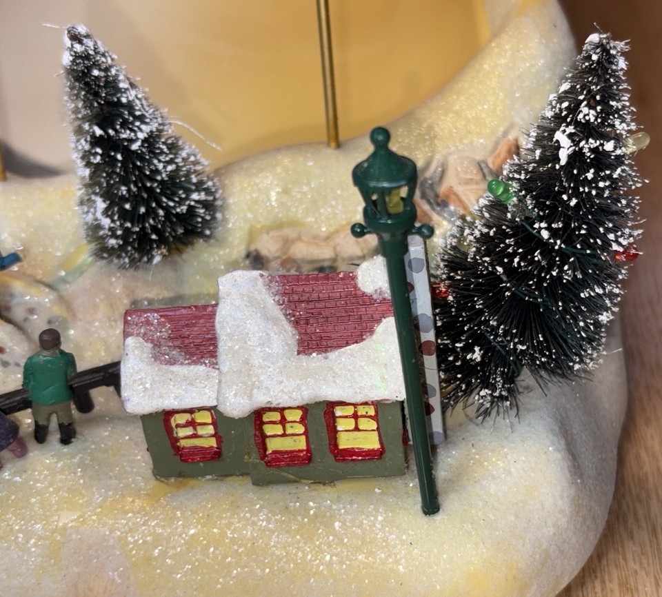 Mr Christmas Animated Winter Wonderland Half Pipe Snowboarders Music ...