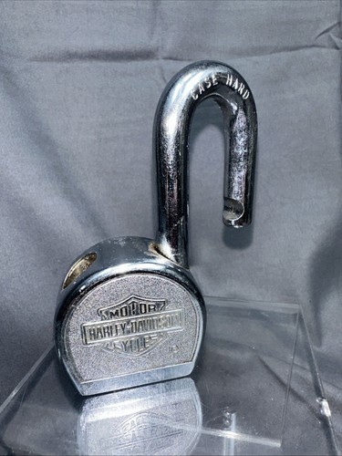 Harley Davidson Master Lock Hard Heavy Duty #220, No Key | eBay